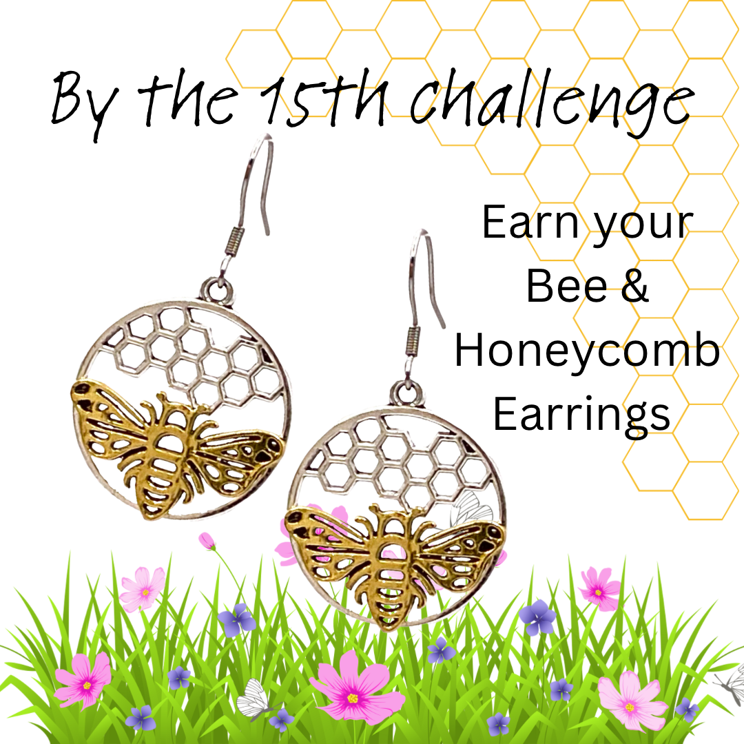 Bee and Honeycomb Earrings – Kuchy Coo